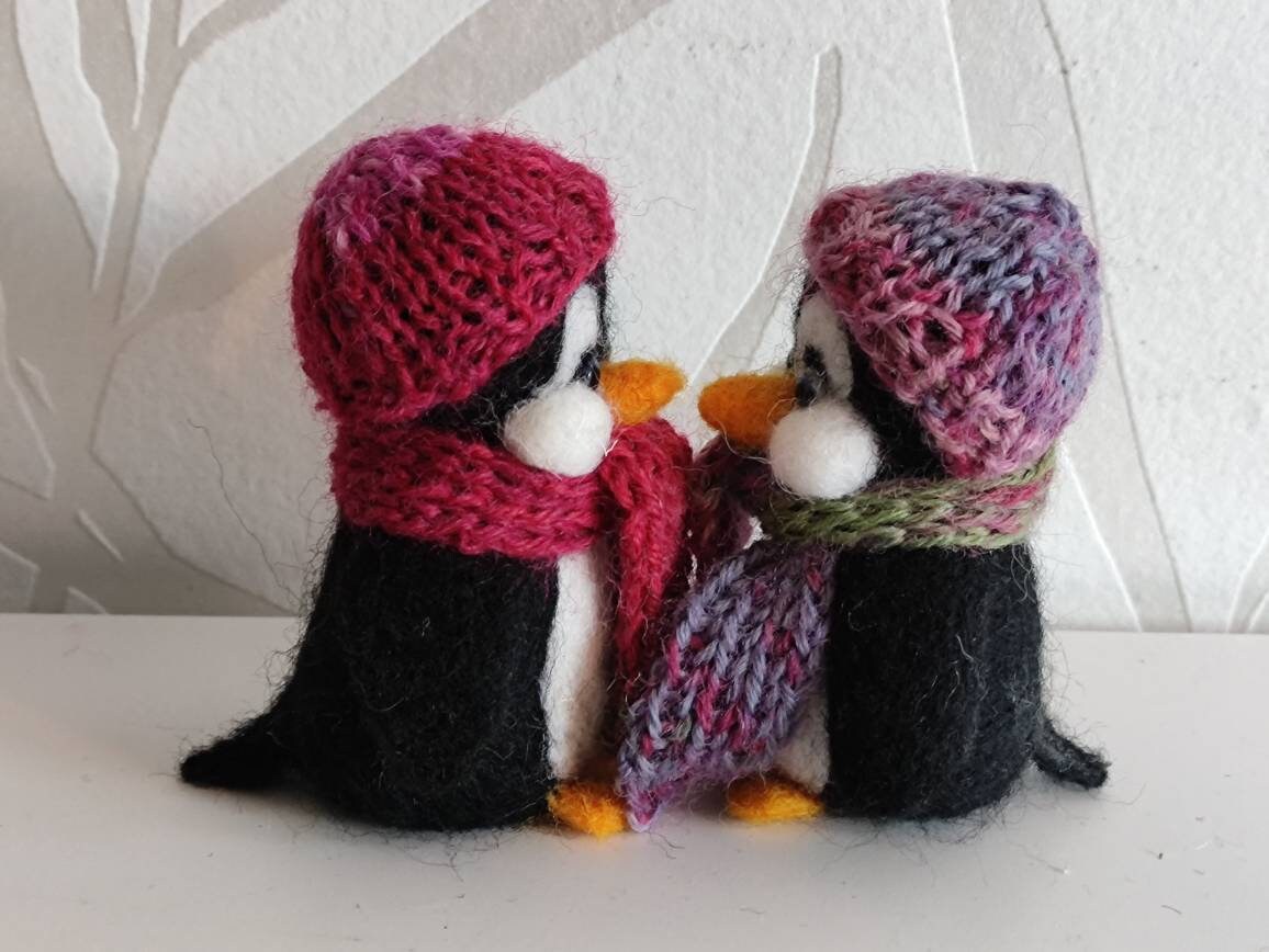 Tux the Needle Felted Penguin - Etsy