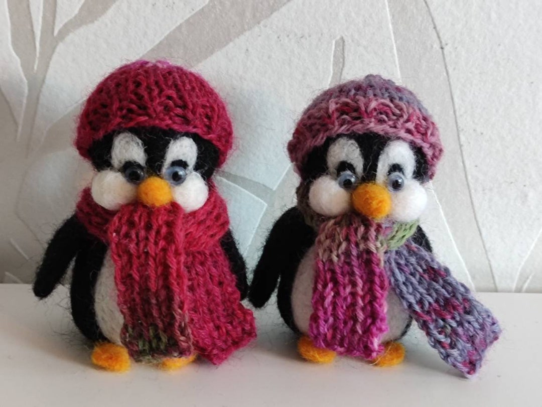 Tux the Needle Felted Penguin - Etsy