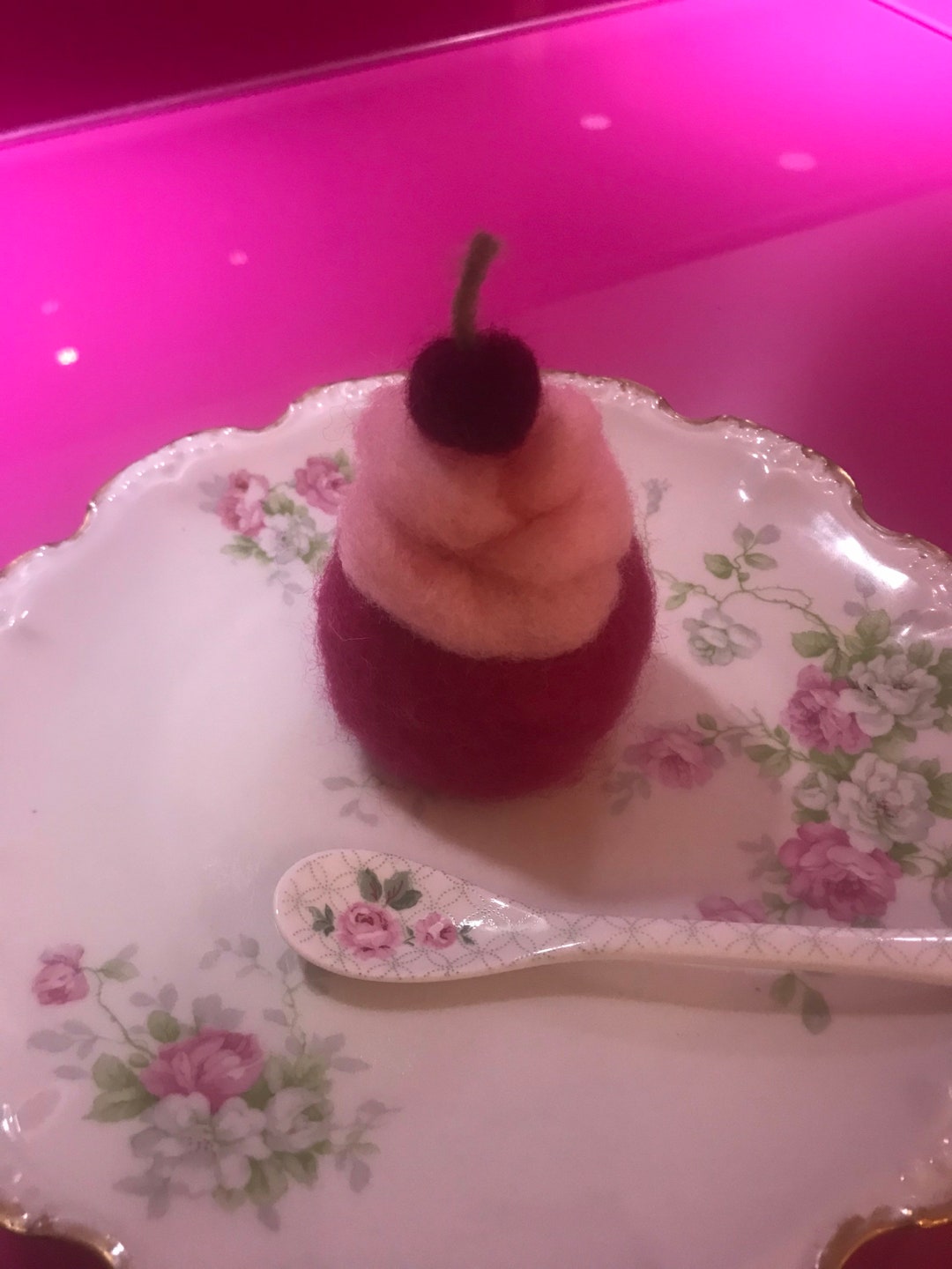 Carded Wool Puffs With Rose - Etsy