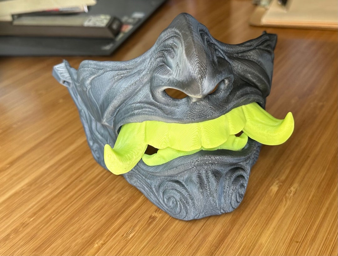 Custom Oni Mask Pick Your Colors - Etsy