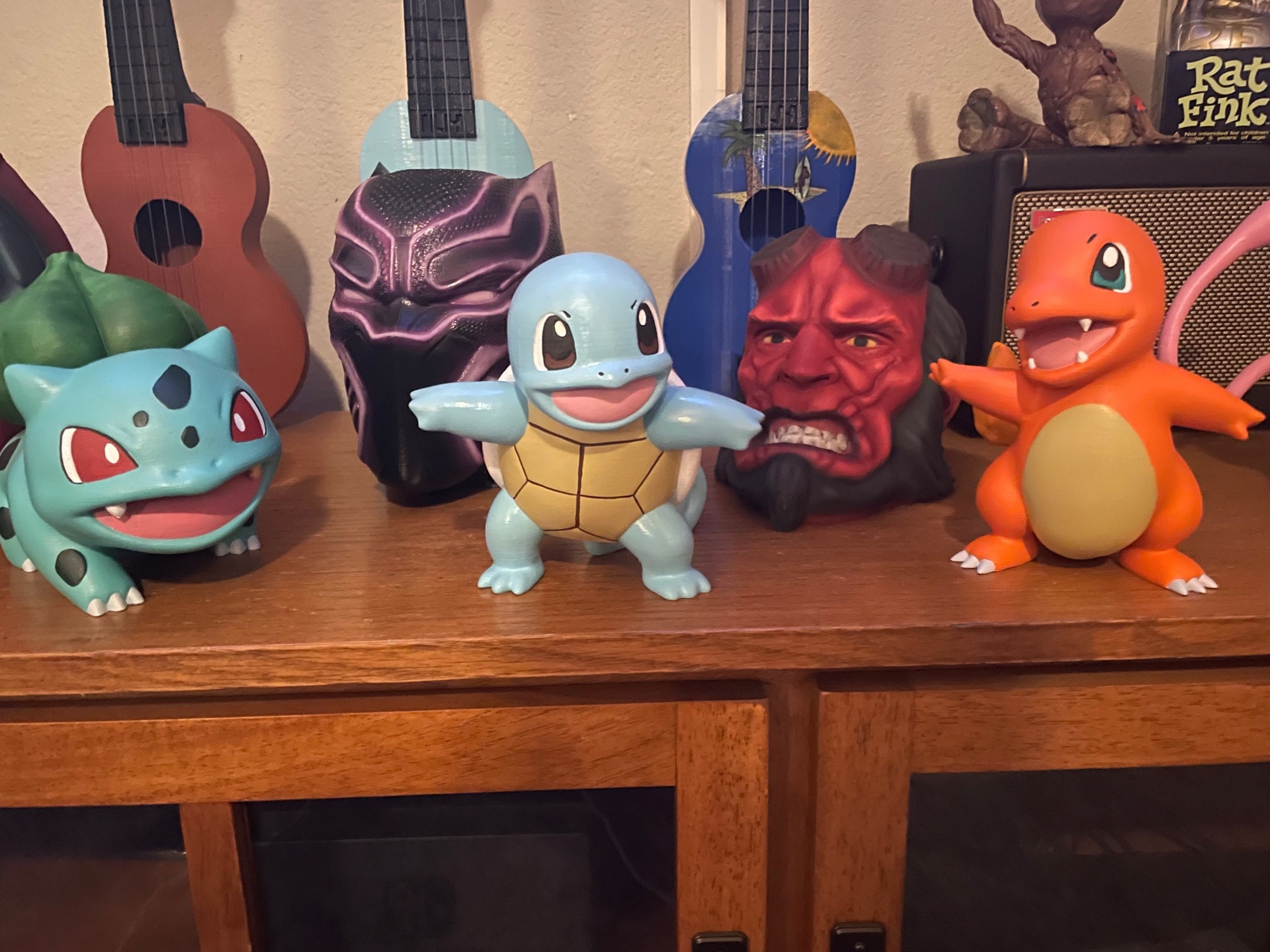 Custom 3D Printed and Painted Bulbasaur - Etsy