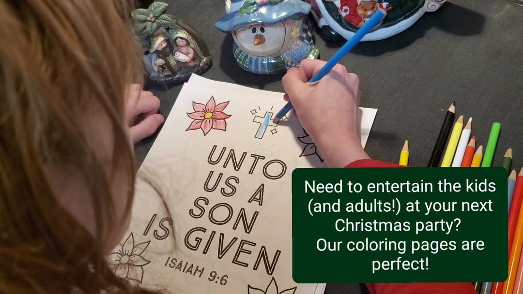 Christmas Coloring Page, Christmas Activity Printable, Kids Christmas ...