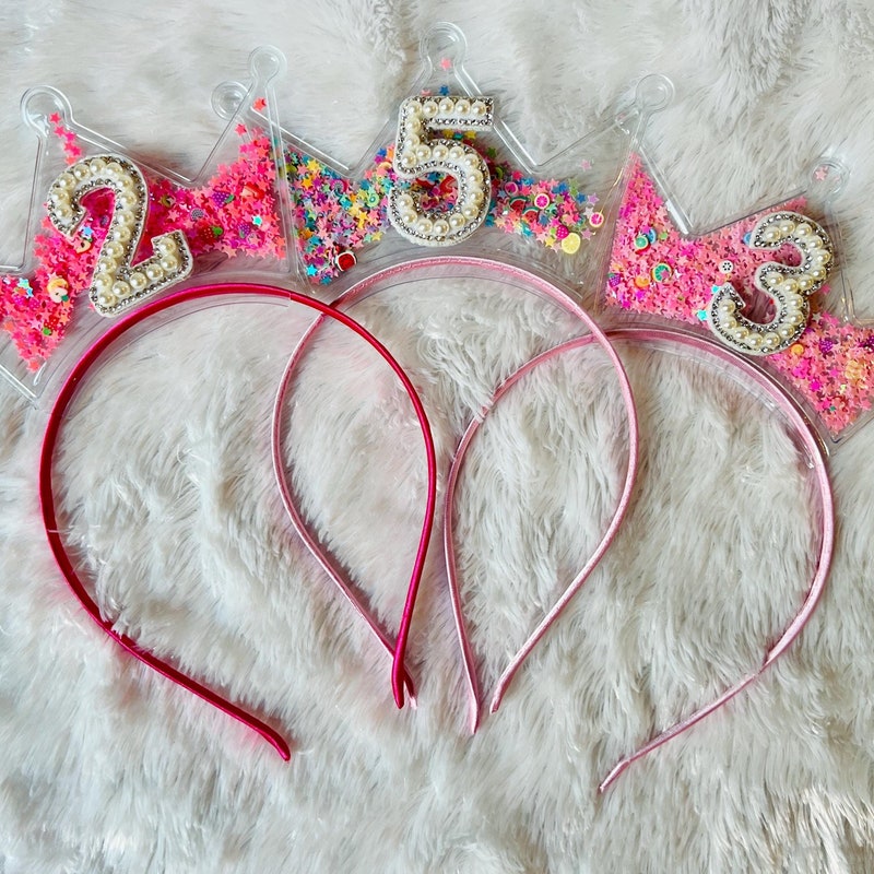 Birthday Headbands - Etsy