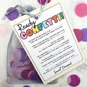 Ready Confetti First Day of School Back to School Confetti Jitter ...