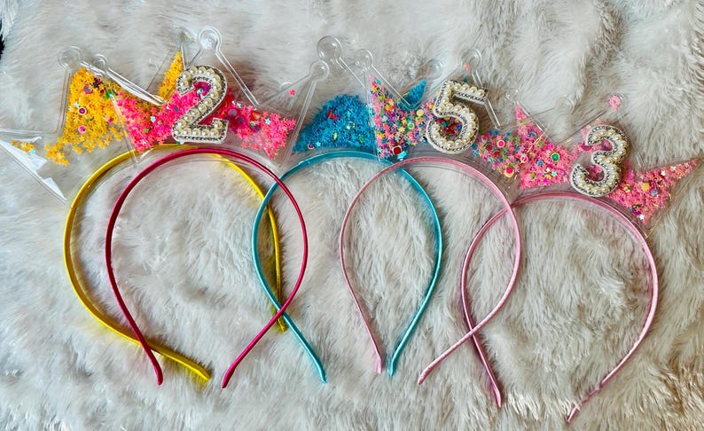 Birthday Girl Crown Headband, Birthday Headband, Princess Crown ...
