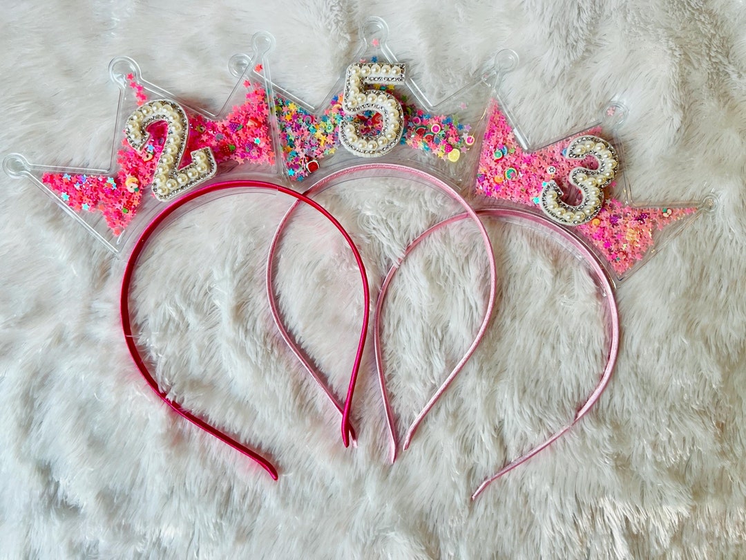 Birthday Girl Crown Headband, Princess Crown Headband, Party Headband ...