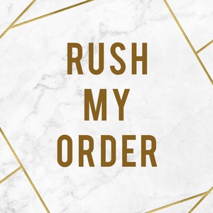 Rush My Order - Etsy