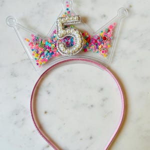 Birthday Girl Crown Headband, Princess Crown Headband, Party Headband ...