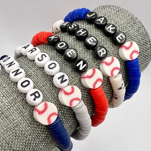 Baseball Bracelet | Baseball Mama Bracelet | Ball Players Gift | Custom ...