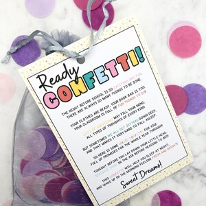 Ready Confetti First Day of School Back to School Confetti Jitter ...