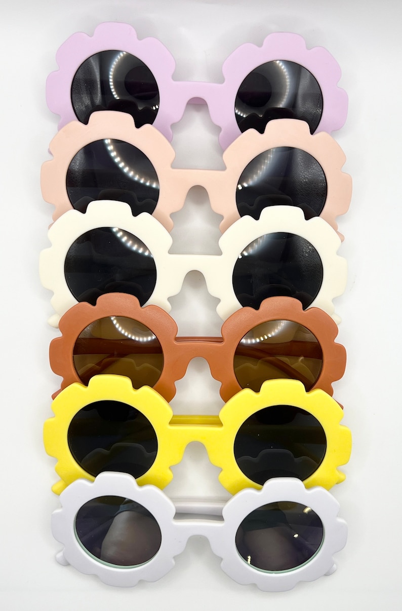 Personalized Kids Sunglasses | Floral Daisy Sunglasses for Girls ...
