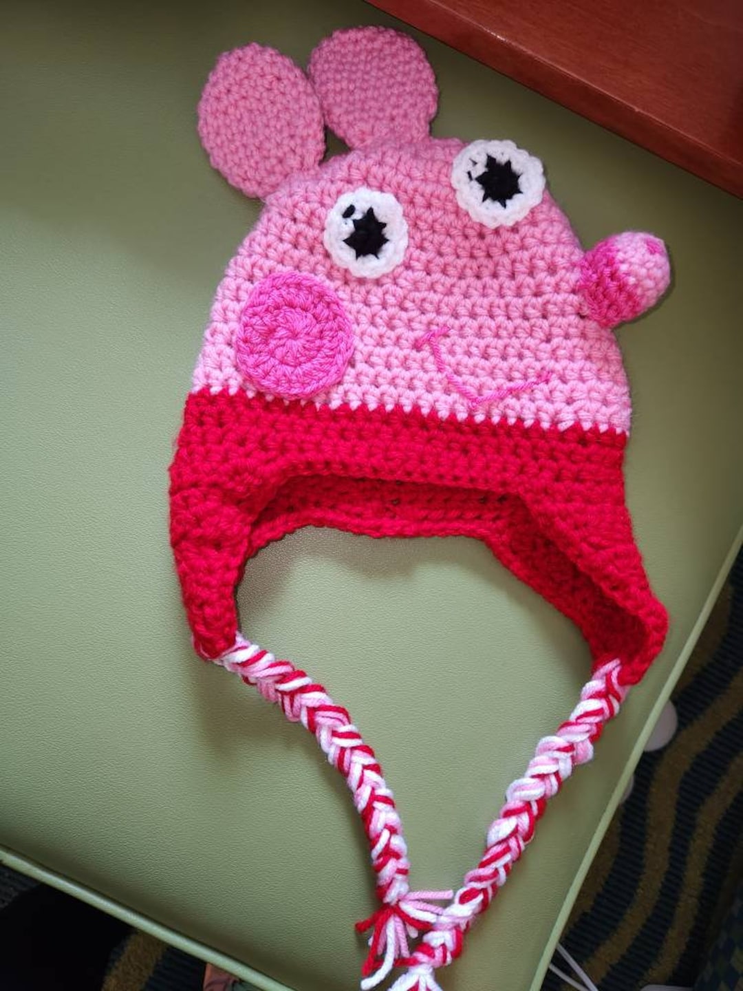 Peppa Pig Inspired Hat. - Etsy
