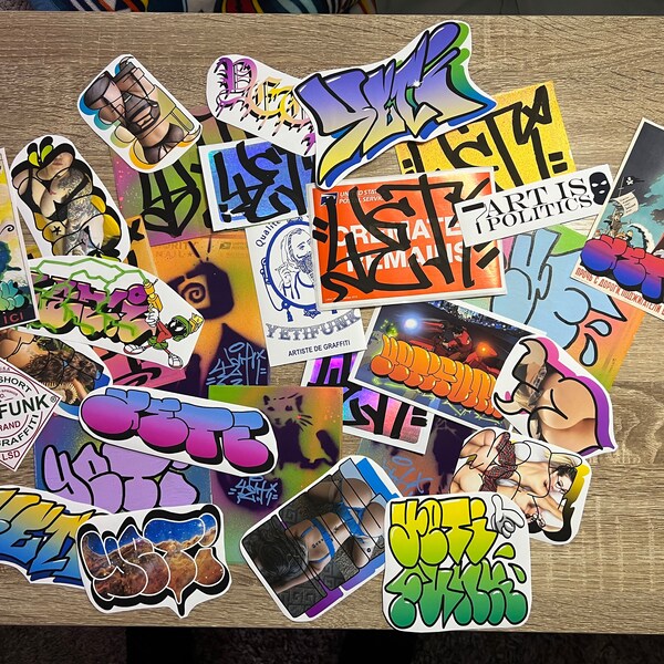 Graffiti Stickers - Etsy