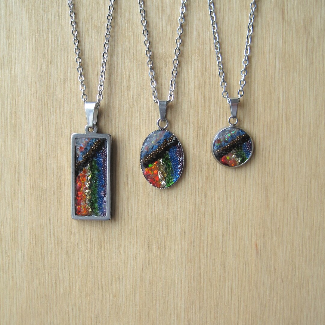 Rainbow Progress Pride Flag Necklace | % of Profits Donated | Flag ...