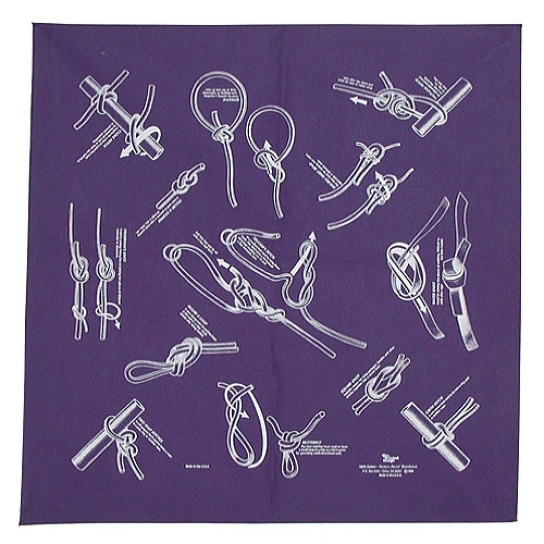 Knot Tying Bandana How to Handkerchief Hiking Backpacking Camping ...