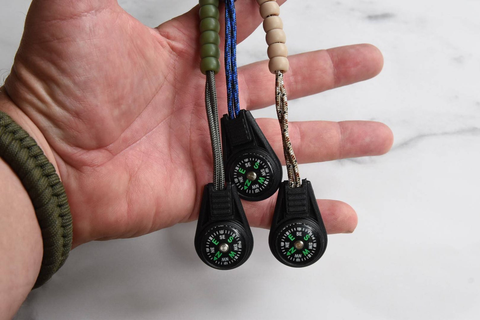 Ranger Pace Beads Compass Handmade Paracord Outdoor EDC Gear - Etsy