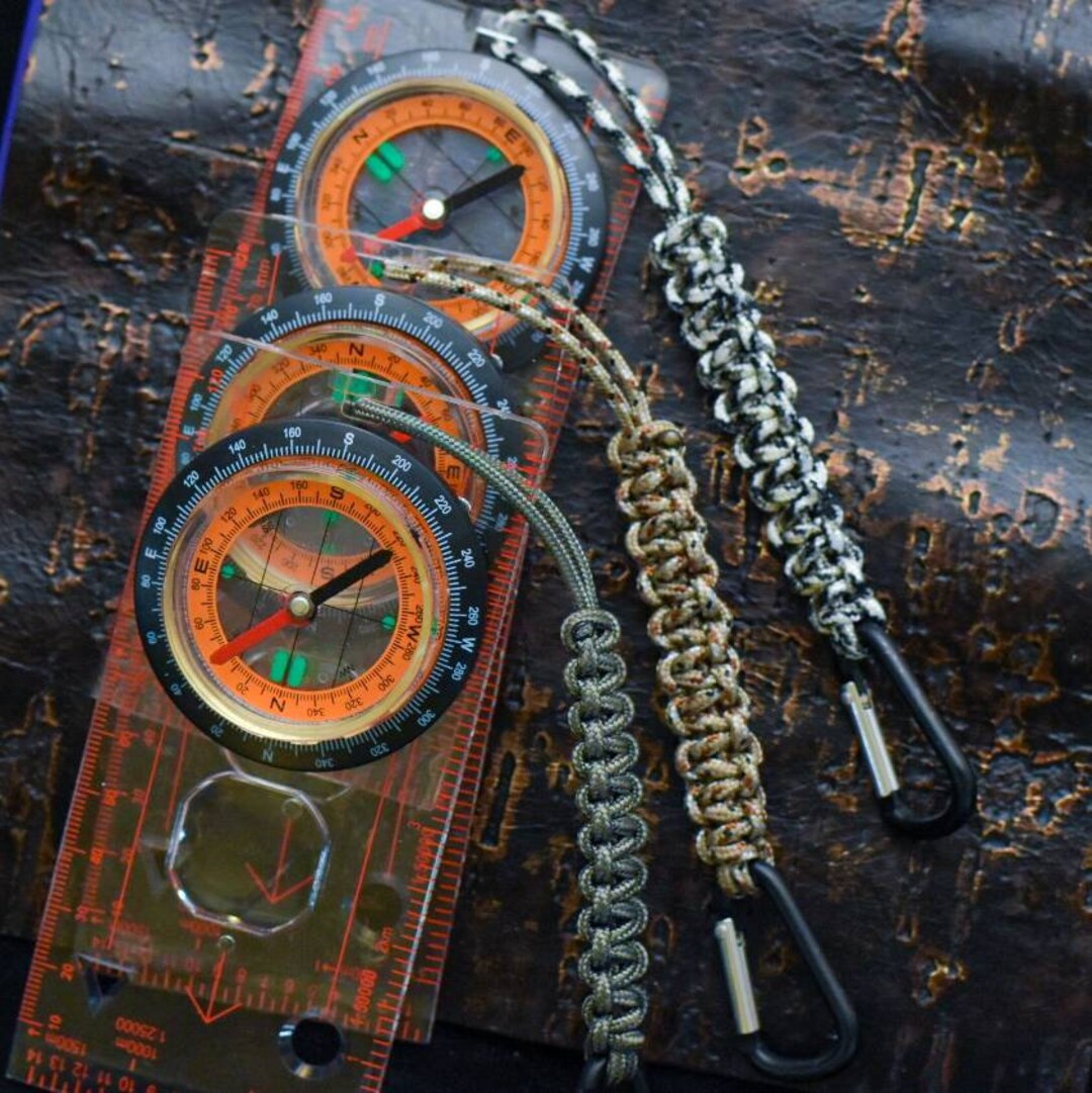 Map Compass Handmade Paracord Lanyard for Mapping Navigation ...