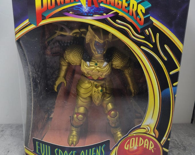 1993 Mighty Morphin Power Rangers Evil Space Aliens Goldar Figure ...