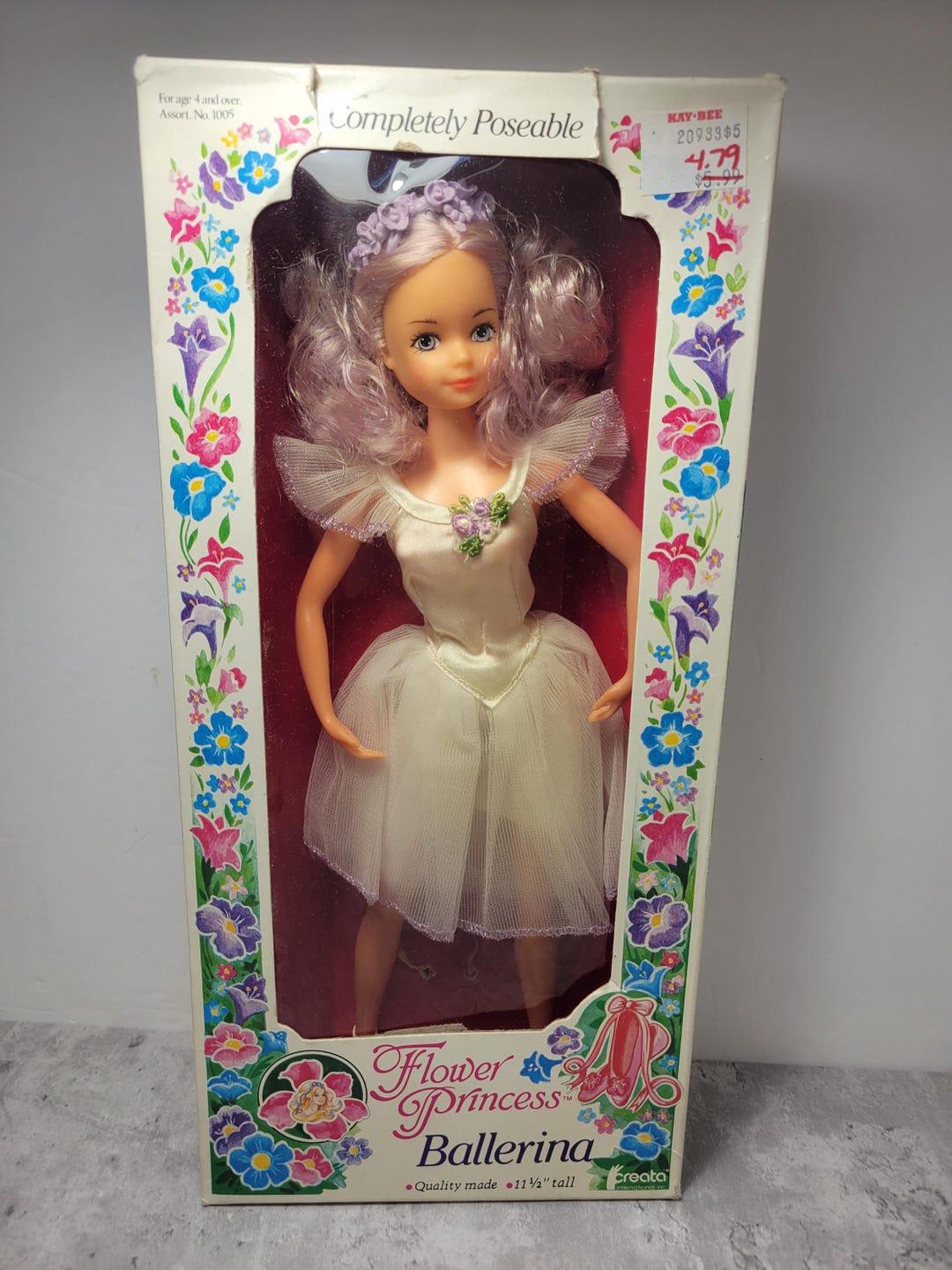 Creata Flower Princess Ballerina Lisette 11.5" Doll 1005 1983 Barbie ...