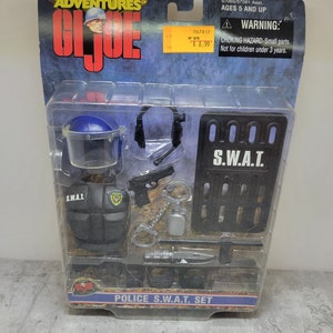 GI Joe the Adventures of GI Joe Police Swat Set 1999 Hasbro NIP - Etsy