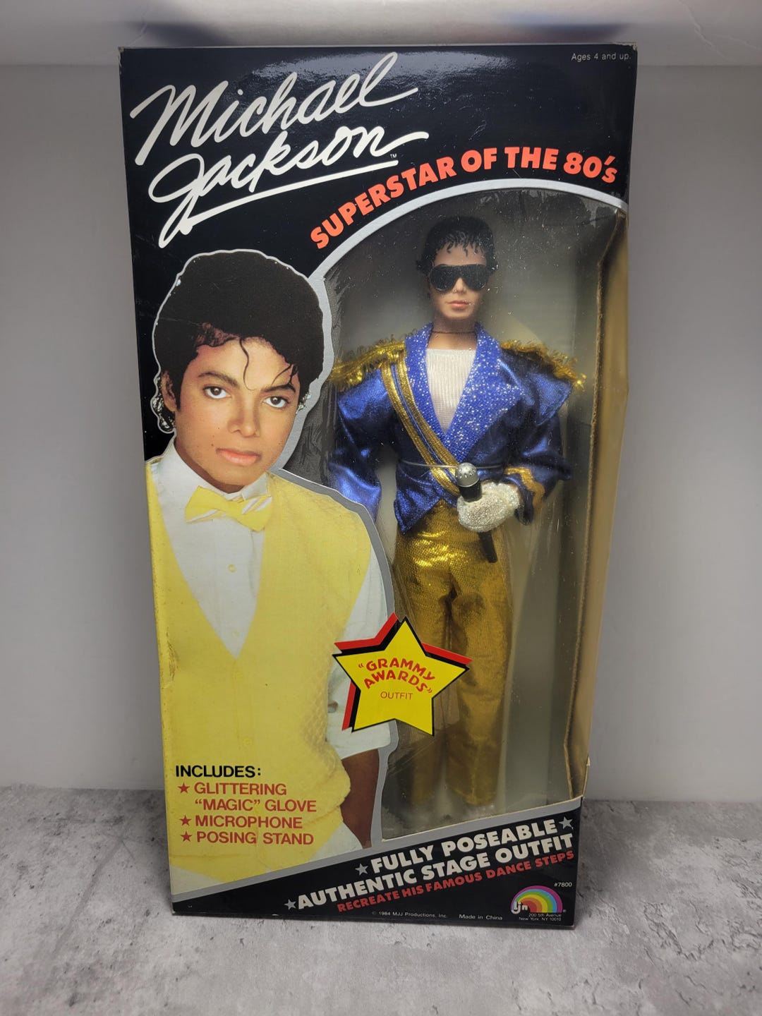 Michael Jackson Grammy Awards Doll Toy, 80s Pop Doll, 80s Collectible ...