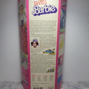Swiss Barbie Famous International Fashion Doll 1983 Mattel 7541 NIB - Etsy