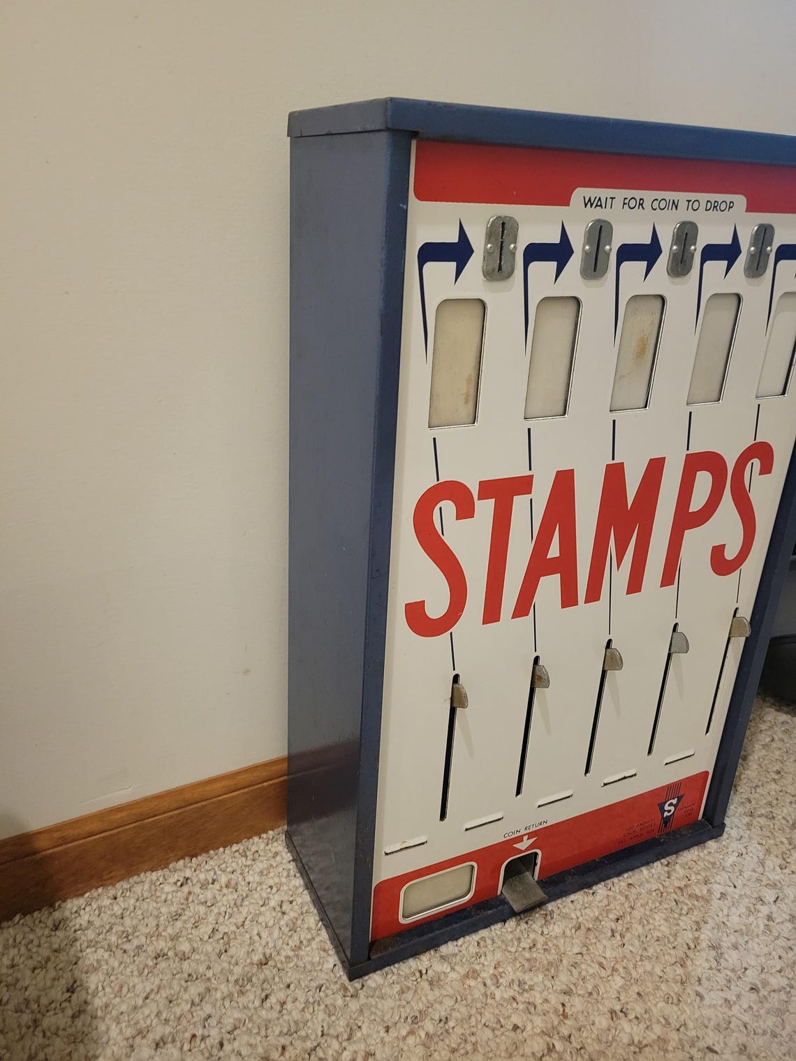Stamp Coin Machine Hipman MFG Co 1980's No Key - Etsy