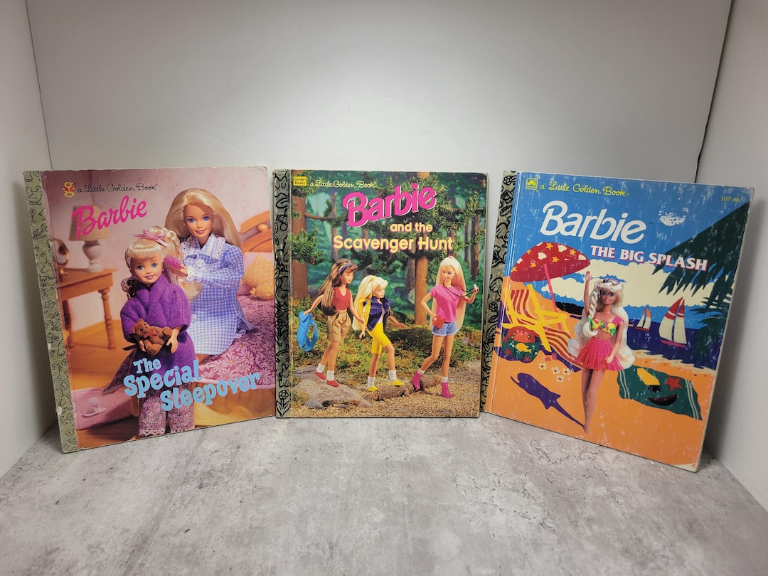 Little Golden Books 1990s Barbie Set of 3 - Etsy