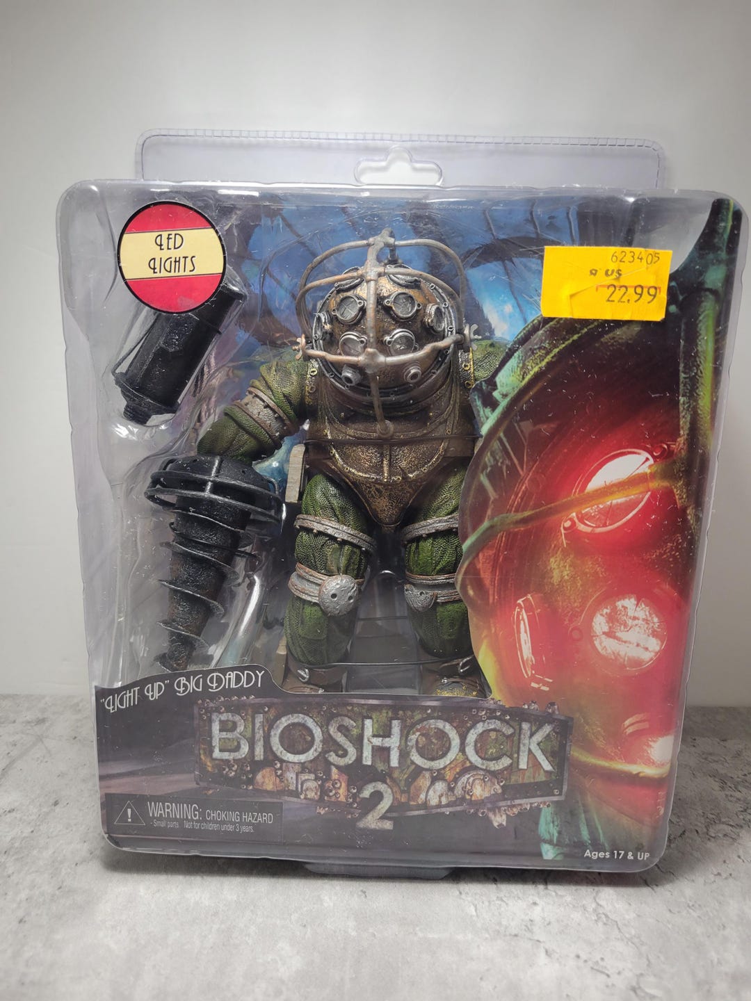 NECA Toys 2009 Bioshock 2 BIG Daddy Sneak Preview Action Figure RARE ...