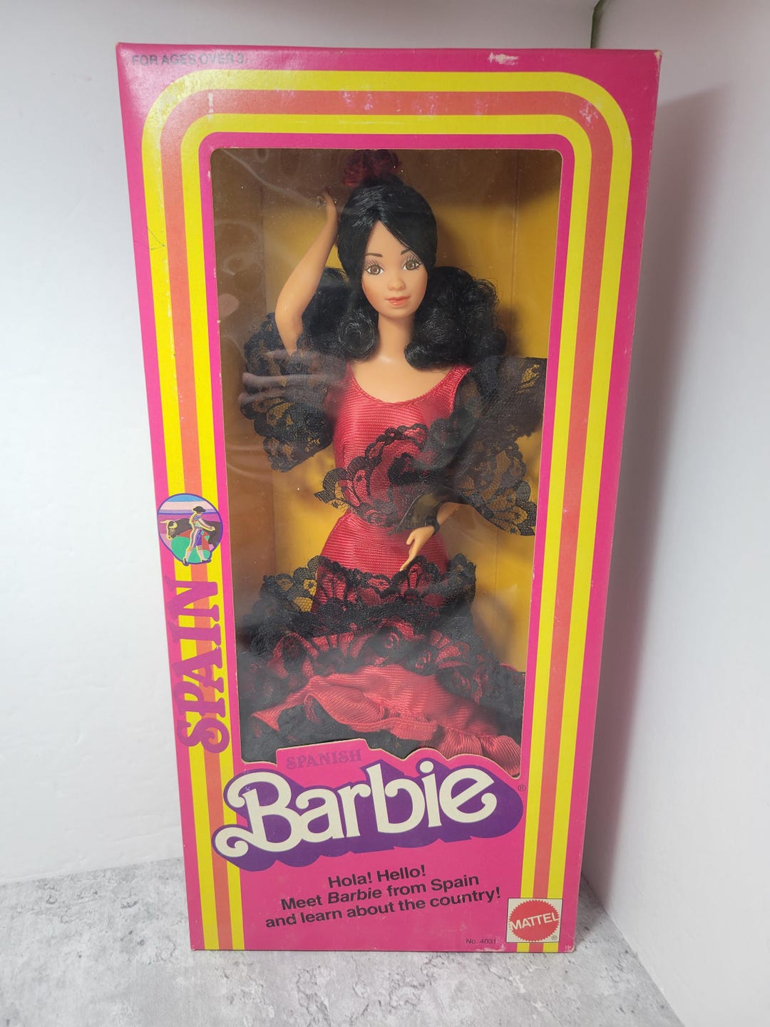 Vintage Spanish Barbie Doll From Dolls of the World Collection NRFB ...