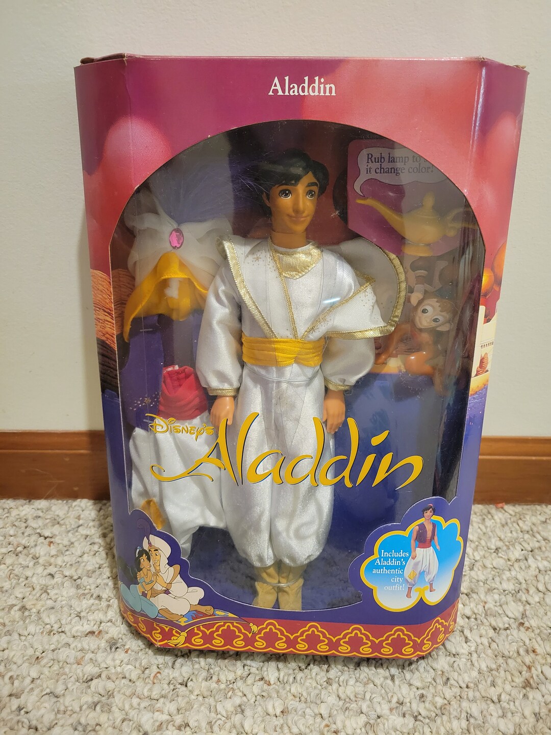 1992 Disney's Mattel Aladdin Doll-new in Box - Etsy