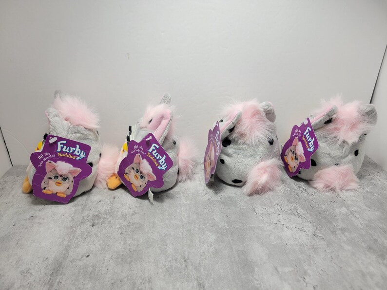 The Cutest Spotted Furby Buddies, 1990s Do Not Talk Under 4" Each SO ...
