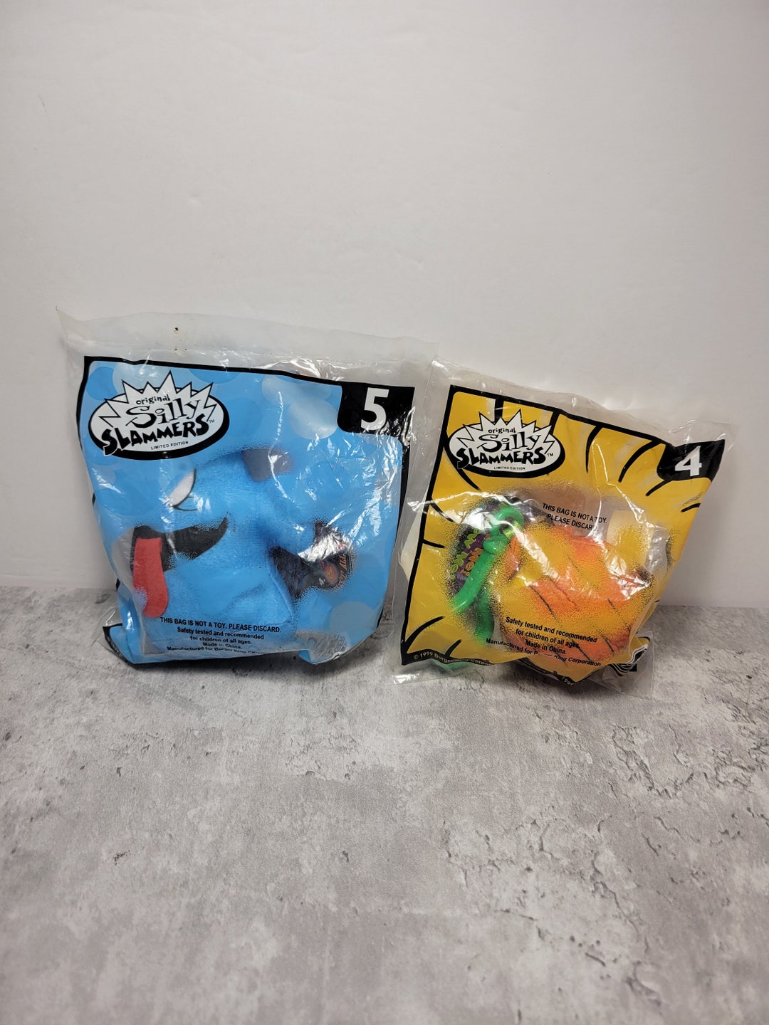 Set of 2 Vintage Burger King Silly Slammers See Description - Etsy