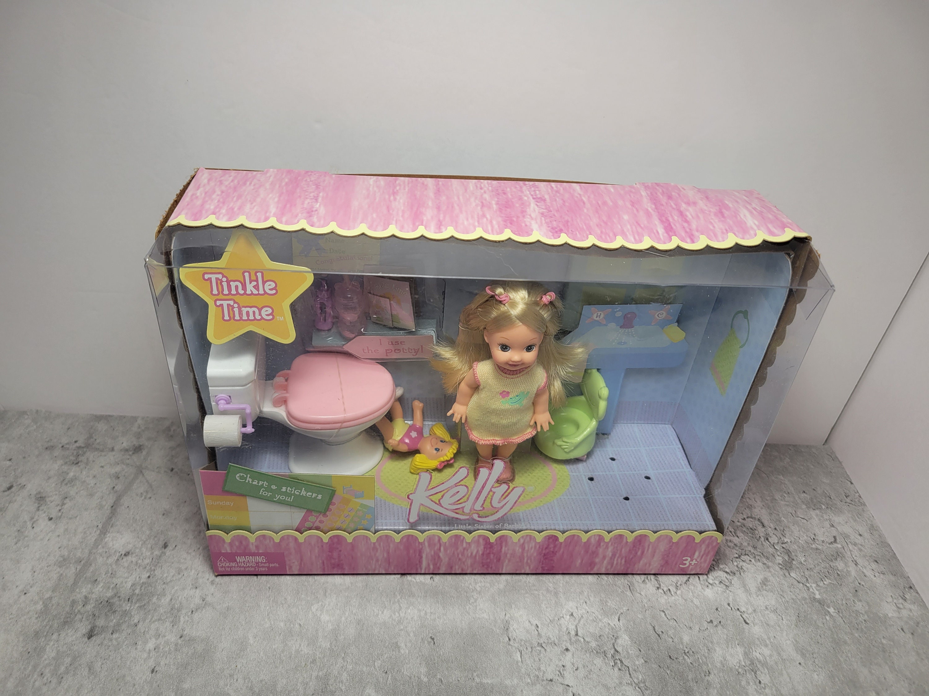 Tinkle Time Kelly Doll (baby Sister of Barbie) Playset - Etsy