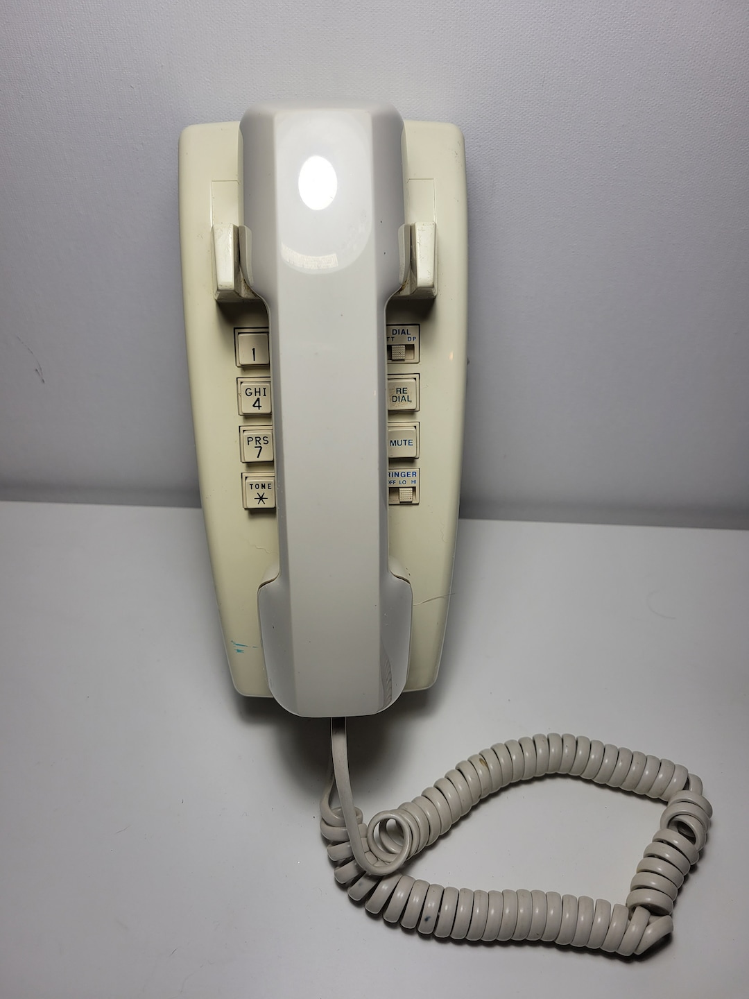 Vintage AT&T Push Button Wall Phone - Etsy