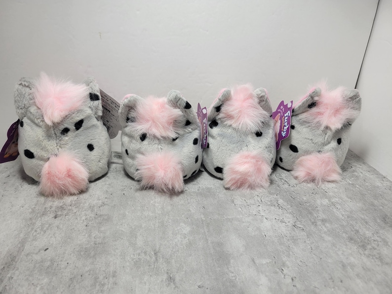 The Cutest Spotted Furby Buddies, 1990s Do Not Talk Under 4" Each SO ...