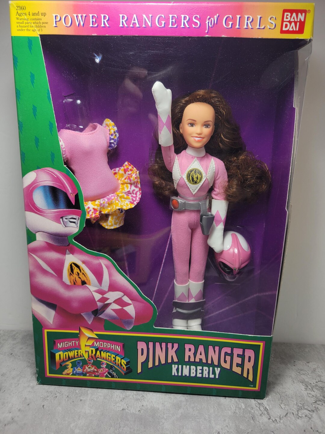 Mighty Morphin Power Rangers for Girls Pink Ranger Kimberly 9 Doll 1994 ...