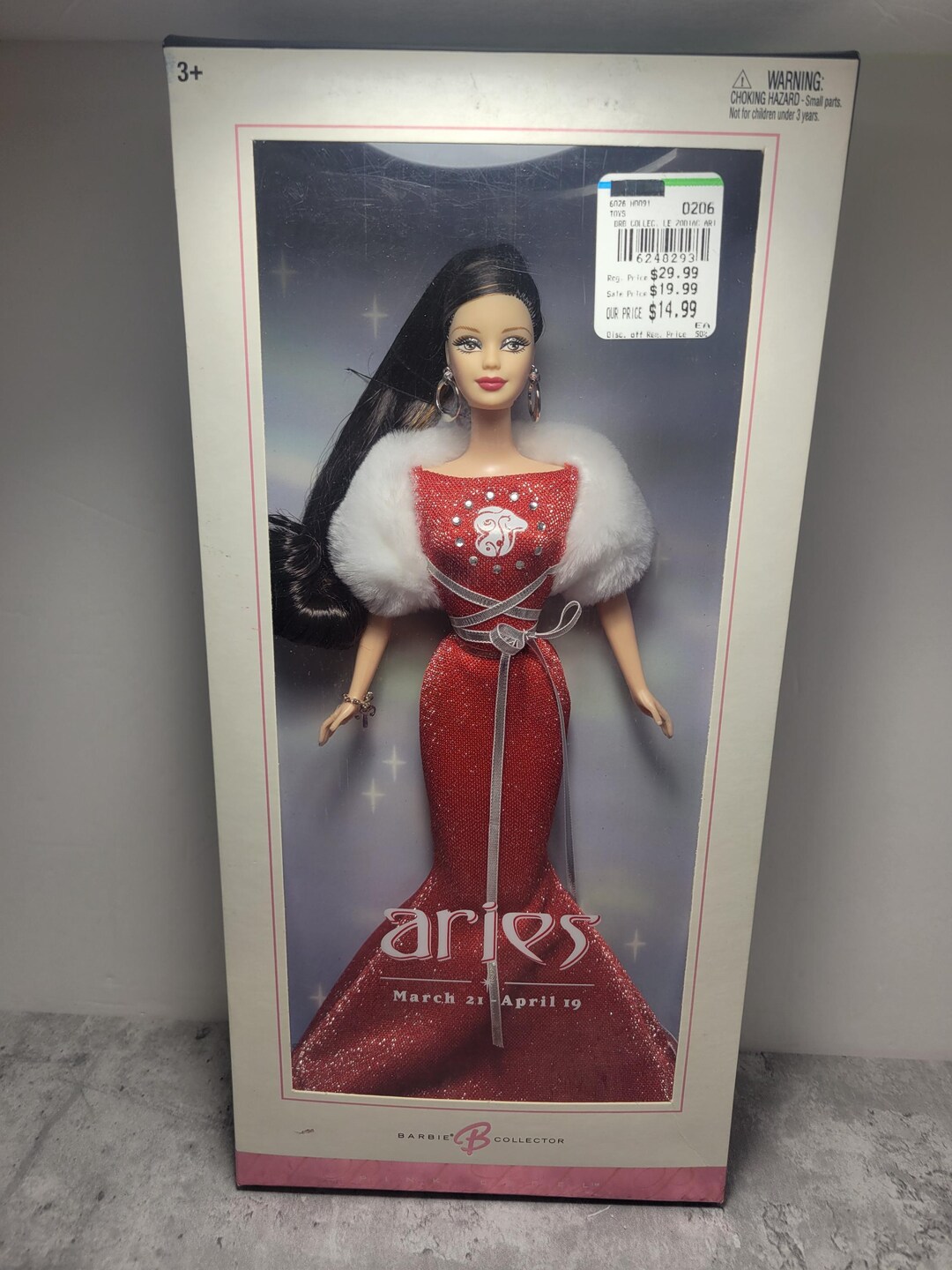 2004 Pink Label Aries Barbie Collector Doll Vintage Mattel in Box ...