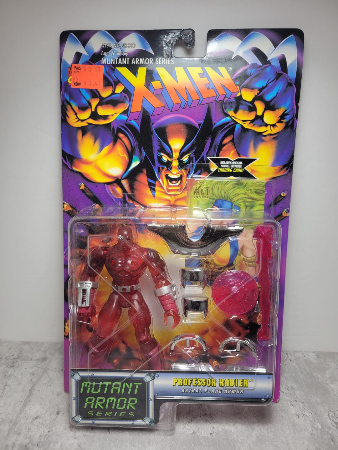 1996 Toy Biz Marvel X-men Mutant Armor Series PROFESSOR XAVIER Action ...
