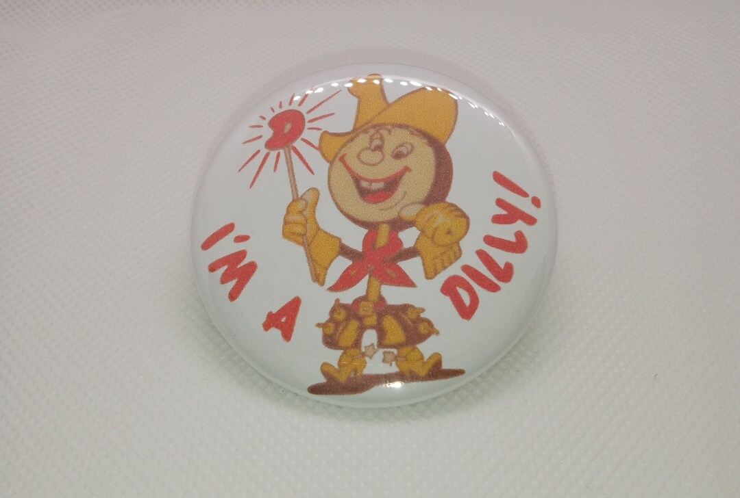 Dilly Bar Pin Button Mirror Magnet Badge Reel Bookmark Phone Holder - Etsy