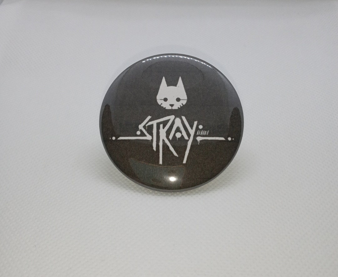 Stray Pin Button Mirror Magnet Badge Reel Bookmark Phone Holder - Etsy