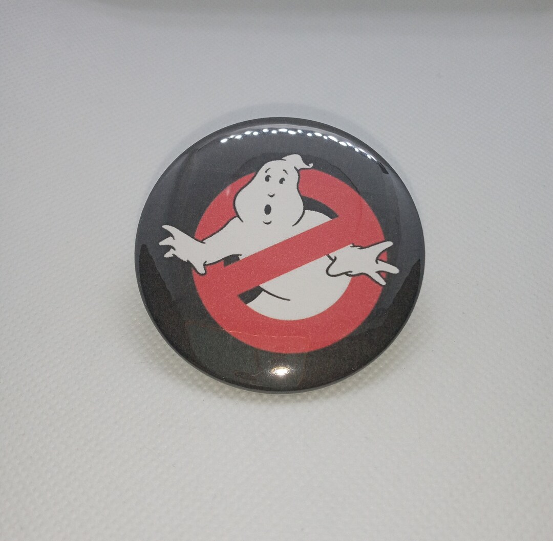 Ghostbusters Pin Button Mirror Magnet Badge Reel Bookmark Phone Holder ...