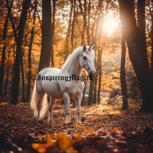 Autumn Unicorn Spirit Companion Conjuring Remote Binding - Etsy