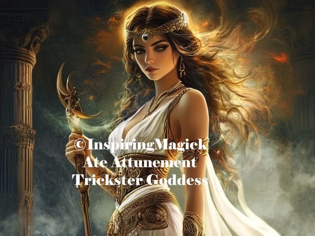 Ate Attunement Greek Trickster Goddess of Ruin and Mischief - Etsy