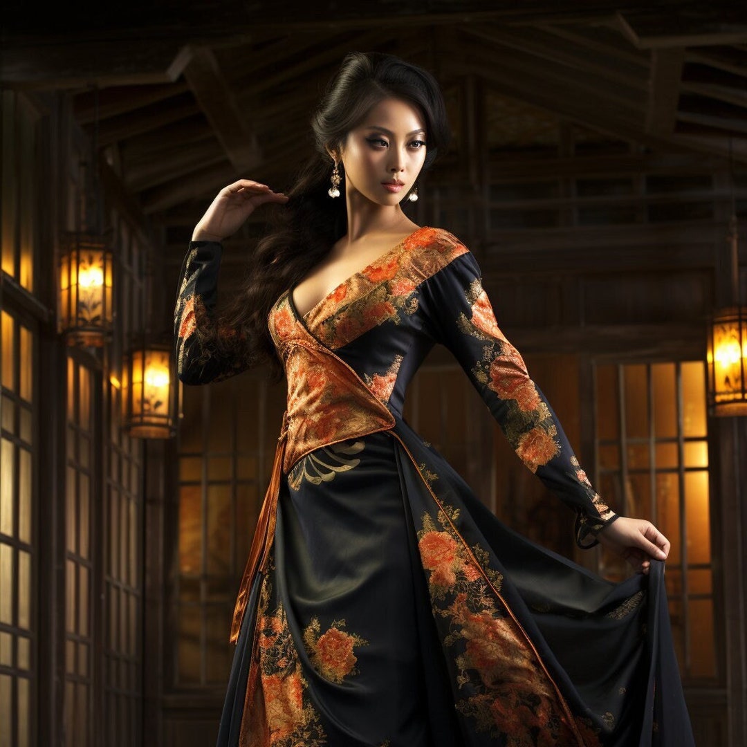 Female Oriental Glamor Witch. Spirit Companion. Conjuring Remote ...