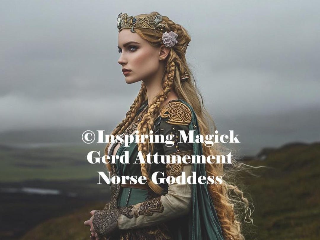 Gerd Attunement Norse Goddess of Fertility and Beauty - Etsy