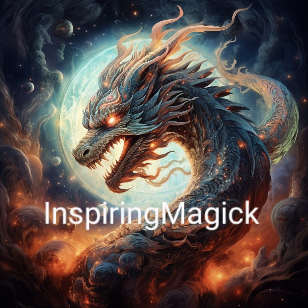 Astral Guardian Dragon. Spirit Guide. Conjuring. Remote Binding - Etsy