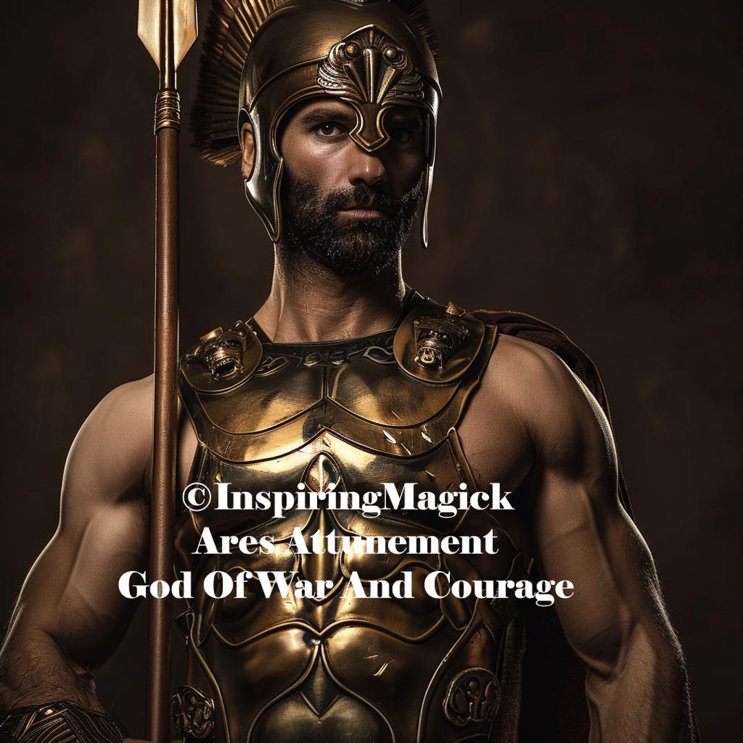 Ares Attunement. Greek God of War and Courage - Etsy