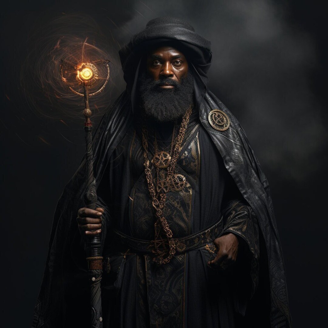 Arabian Sorcerer Spirit Guide and Companion. Conjuring Remote - Etsy