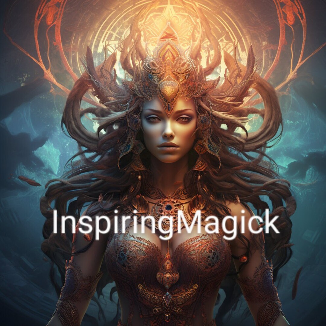 Female Astral Warrior Spirit Guide. Conjuring Remote Binding. - Etsy